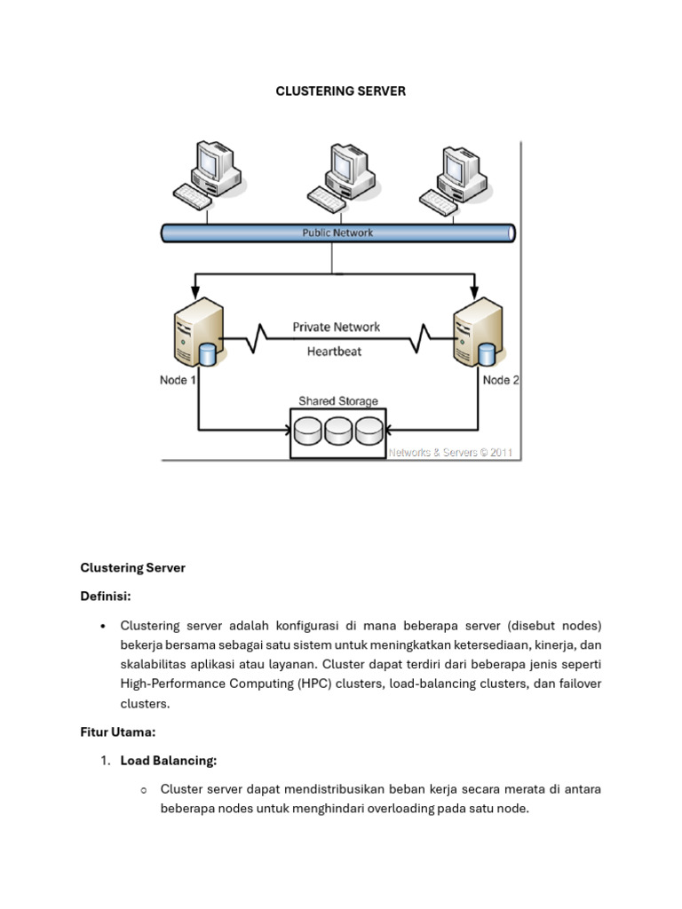 Clustering Server | PDF