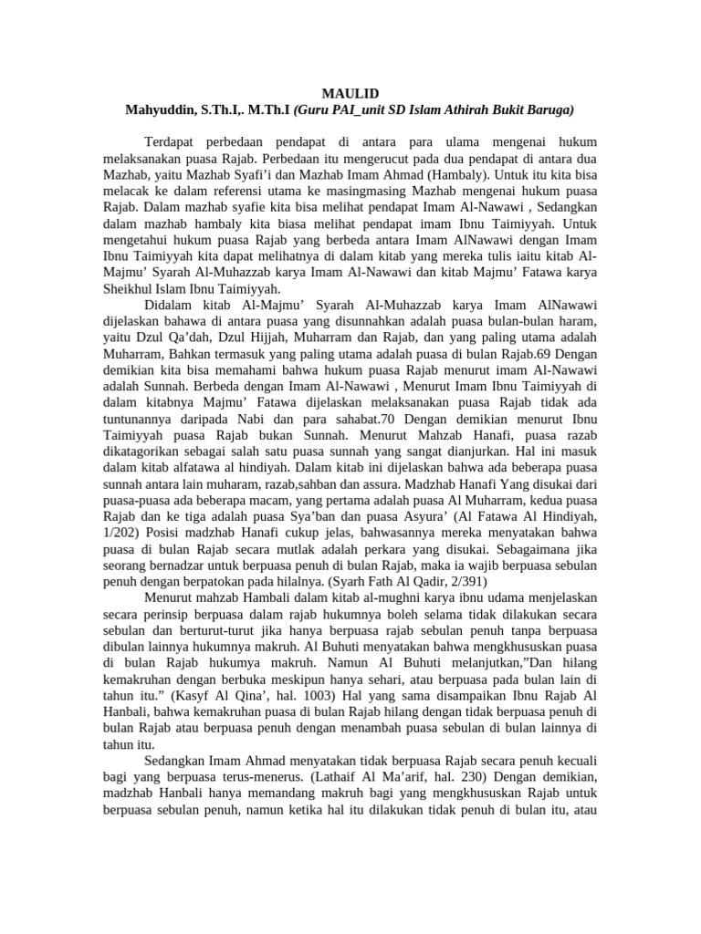 Tulisan JK MAHYU Bulan 1-2023 | PDF