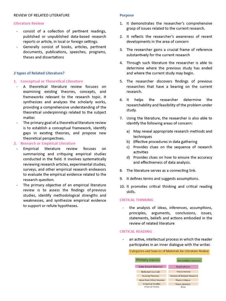 RRL and Theoretical and Conceptual Framework and Hypotheses | PDF ...