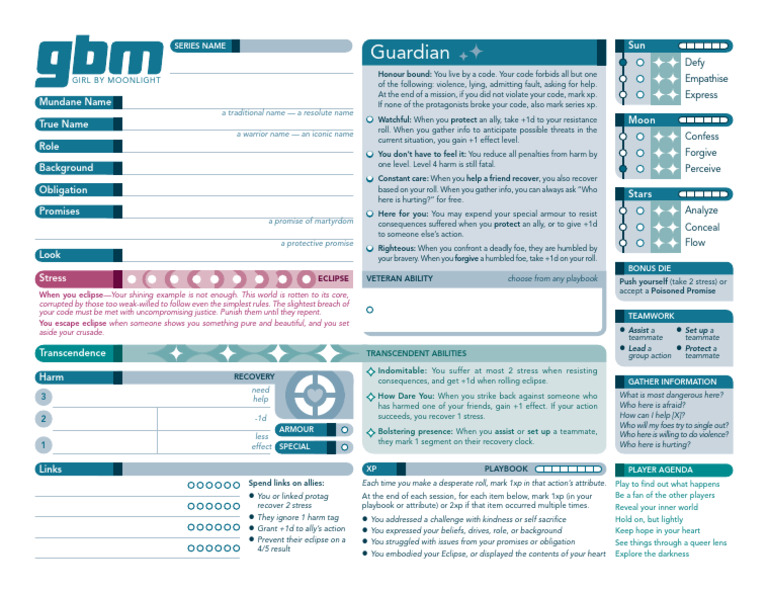 Girl by Moonlight - Playbook - Guardian | PDF