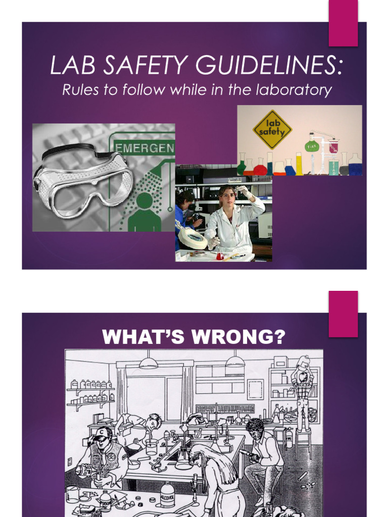 Lab Safety Lesson Plan | PDF | Liquids | Glasses