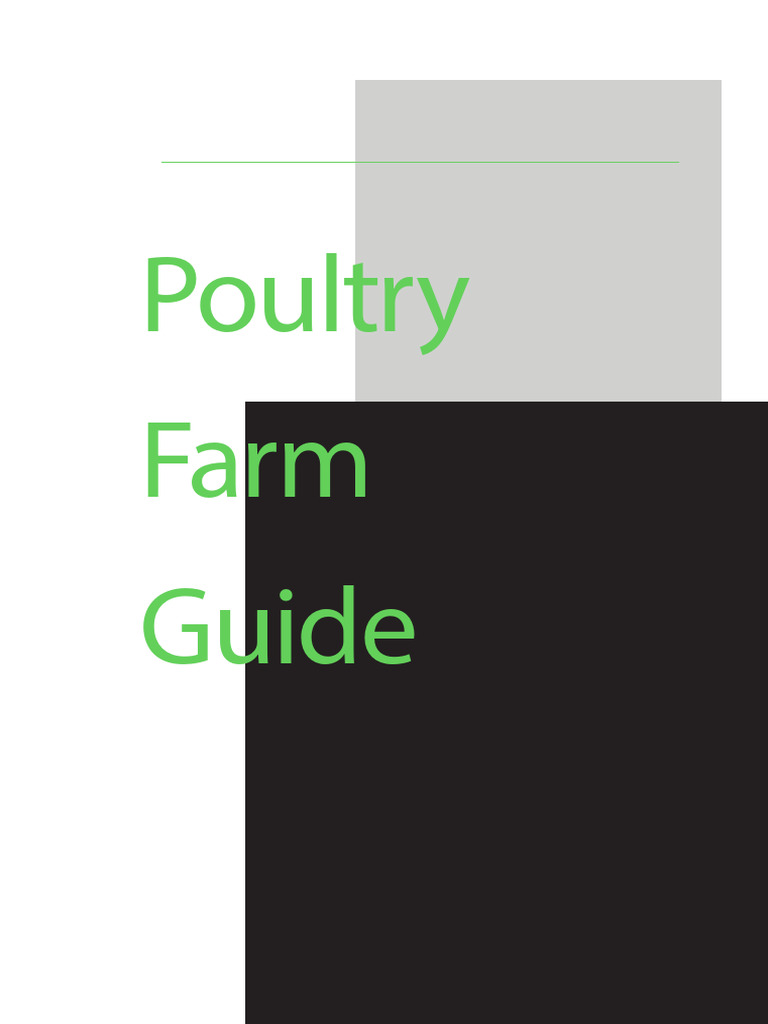 SOBA Poultry Farm Guide | PDF | Poultry Farming | Beak