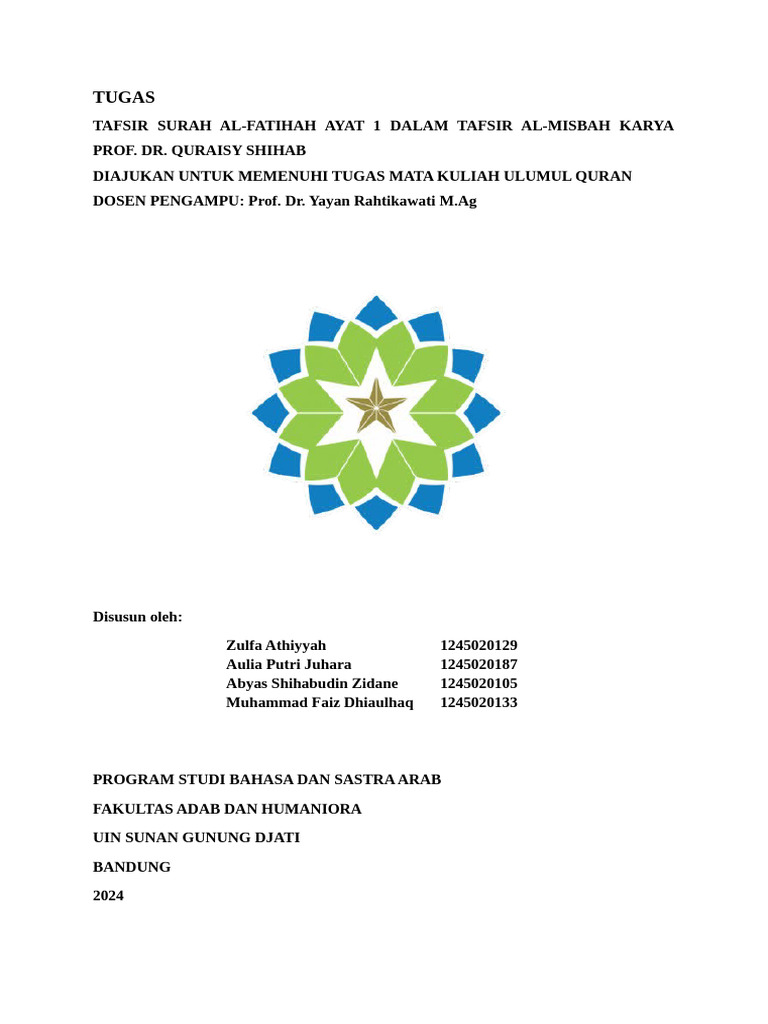Kelompok 4 - Copy Tafsir (Zidan) | PDF