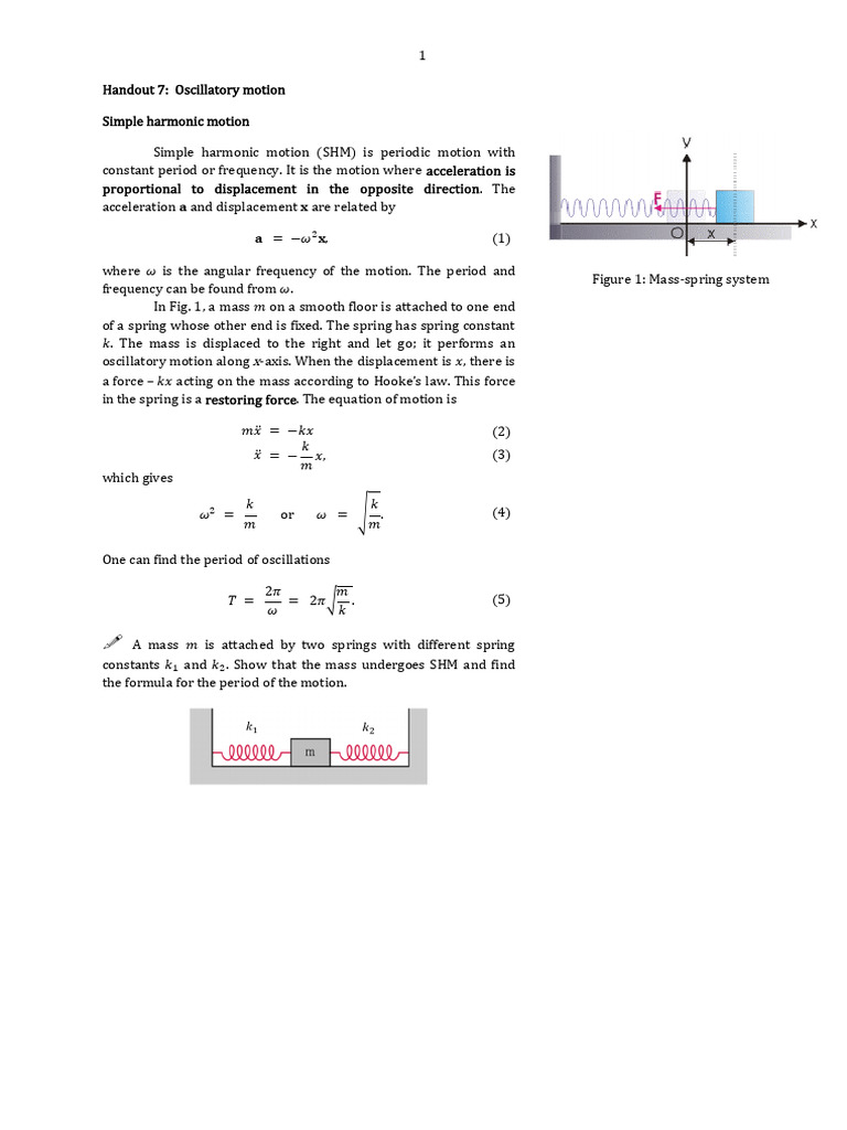 CSC287 Part2 Oscillation and Waves | PDF | Waves | Damping