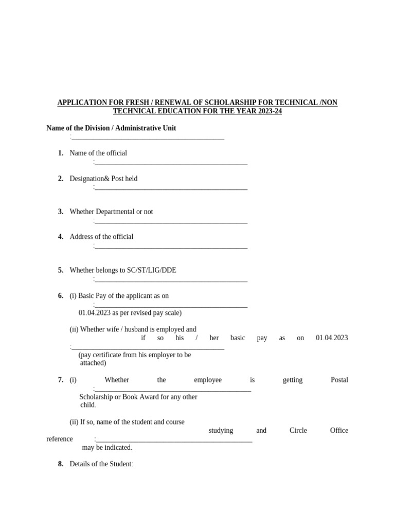 SS application 2023-2024 | PDF
