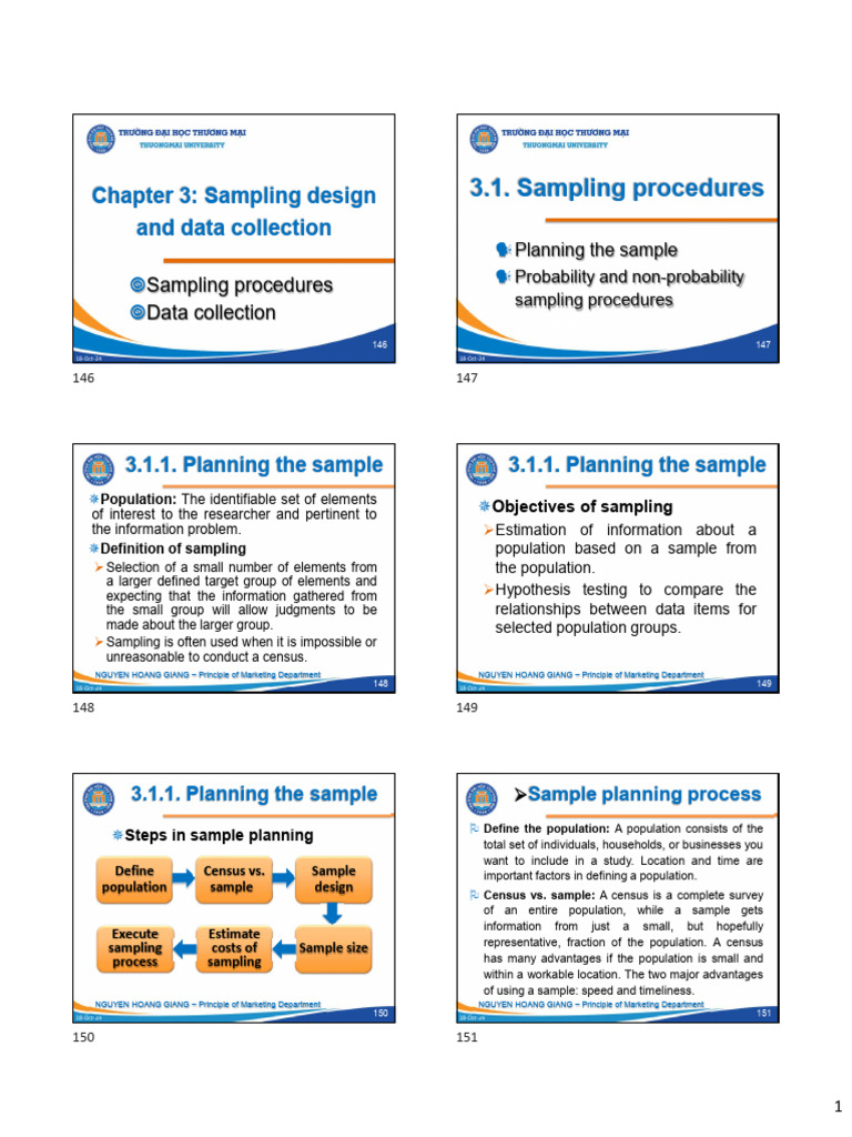 CH 3 | PDF | Sampling (Statistics) | Questionnaire