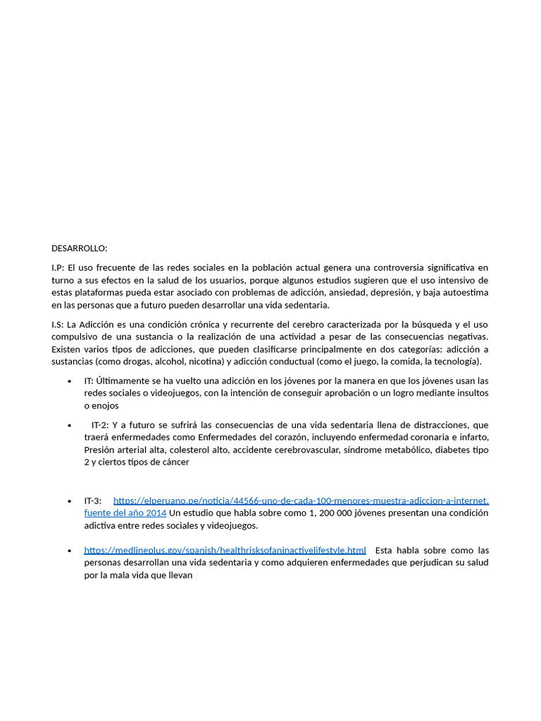 Desarrollo Parrafo de Definicion | PDF