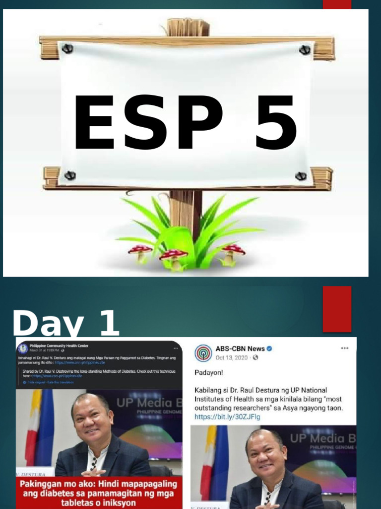 ESP Q1 WEEK 1 | PDF