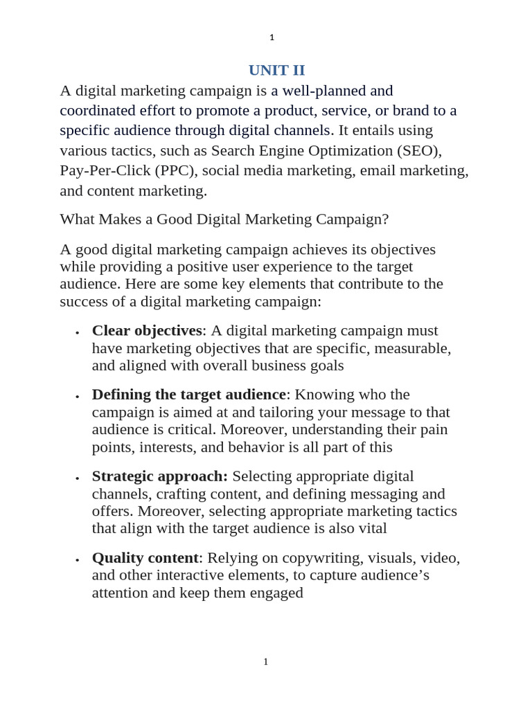 Unit 2 Social Media Marketing Final | PDF | Social Media Marketing ...