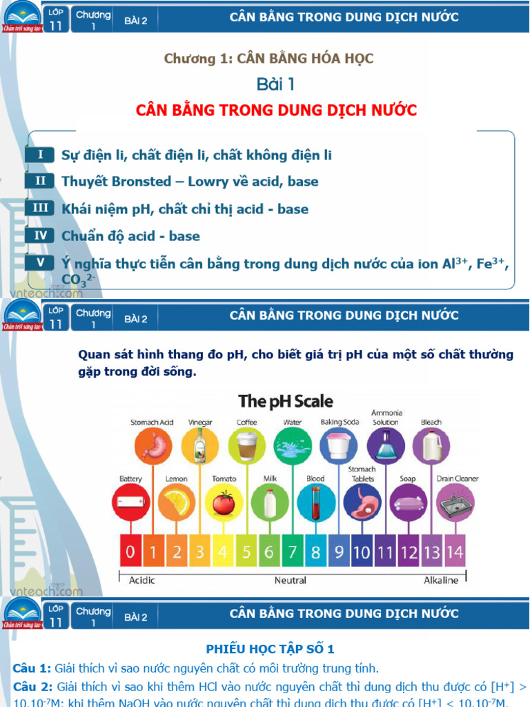 BÃ I 2 - Canbangtrongddnuoc - HOA 11 CTST - Tiet 3+4 | PDF