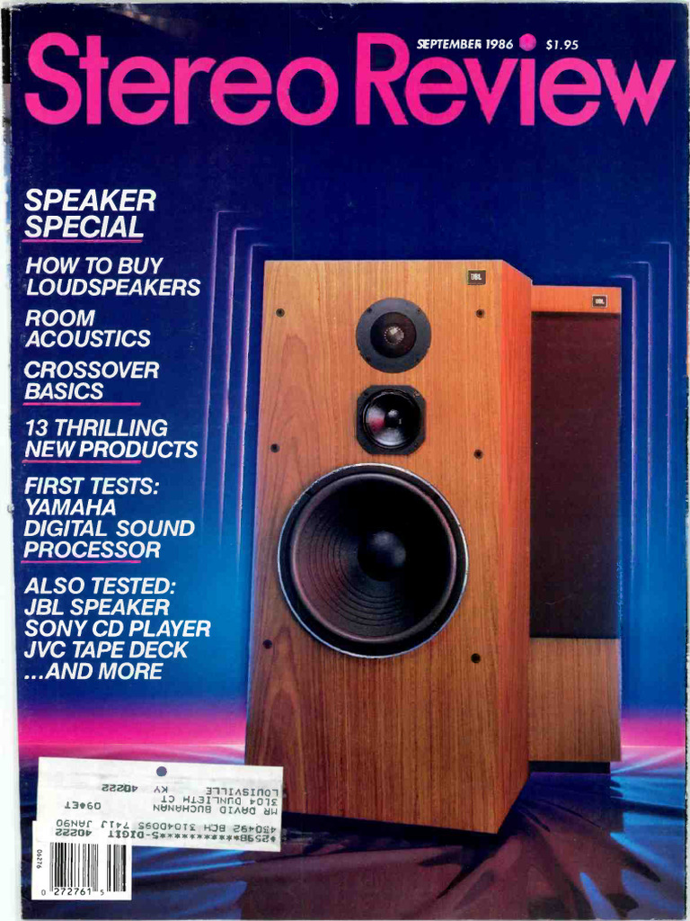 Bose 901 and 601 Speaker Innovations | PDF | Loudspeaker ...