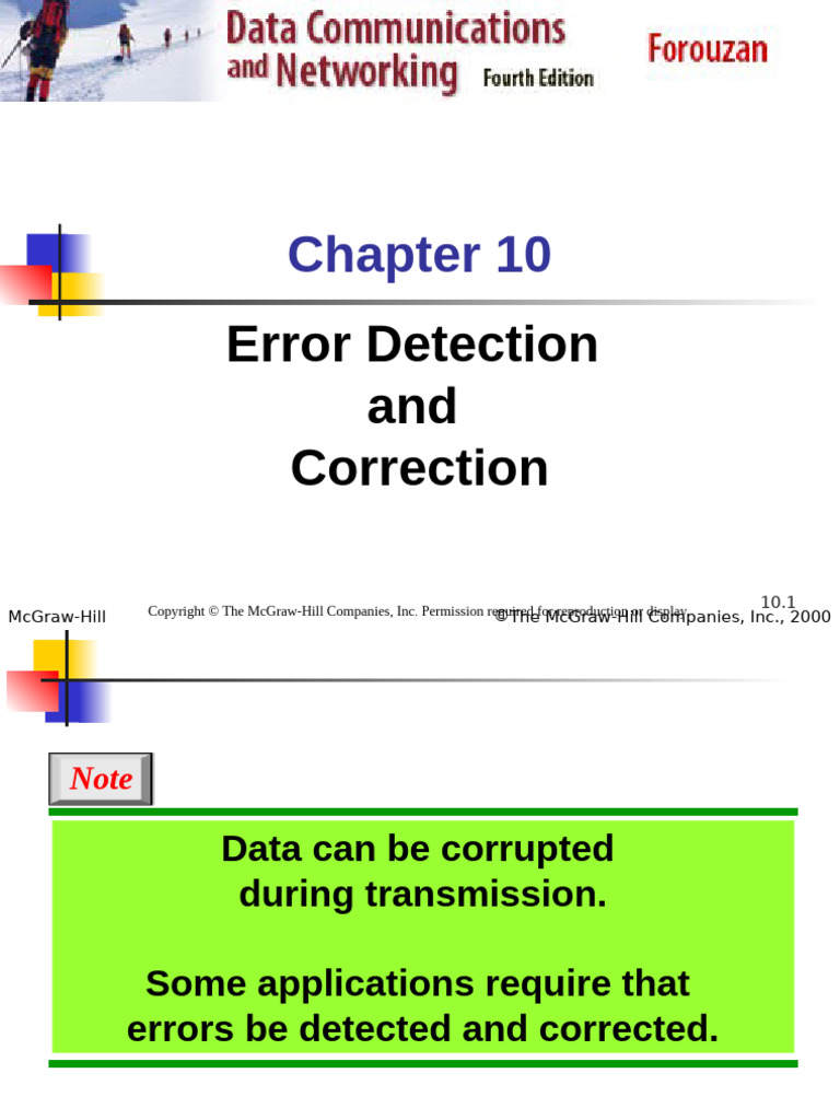 DCLec 19 A | PDF | Error Detection And Correction | Computer Data