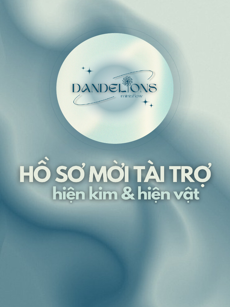 Dandelions H Sơ Tài TR | PDF