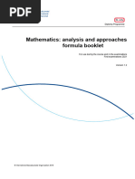 Aa Formula Booklet | PDF | Area | Mathematics