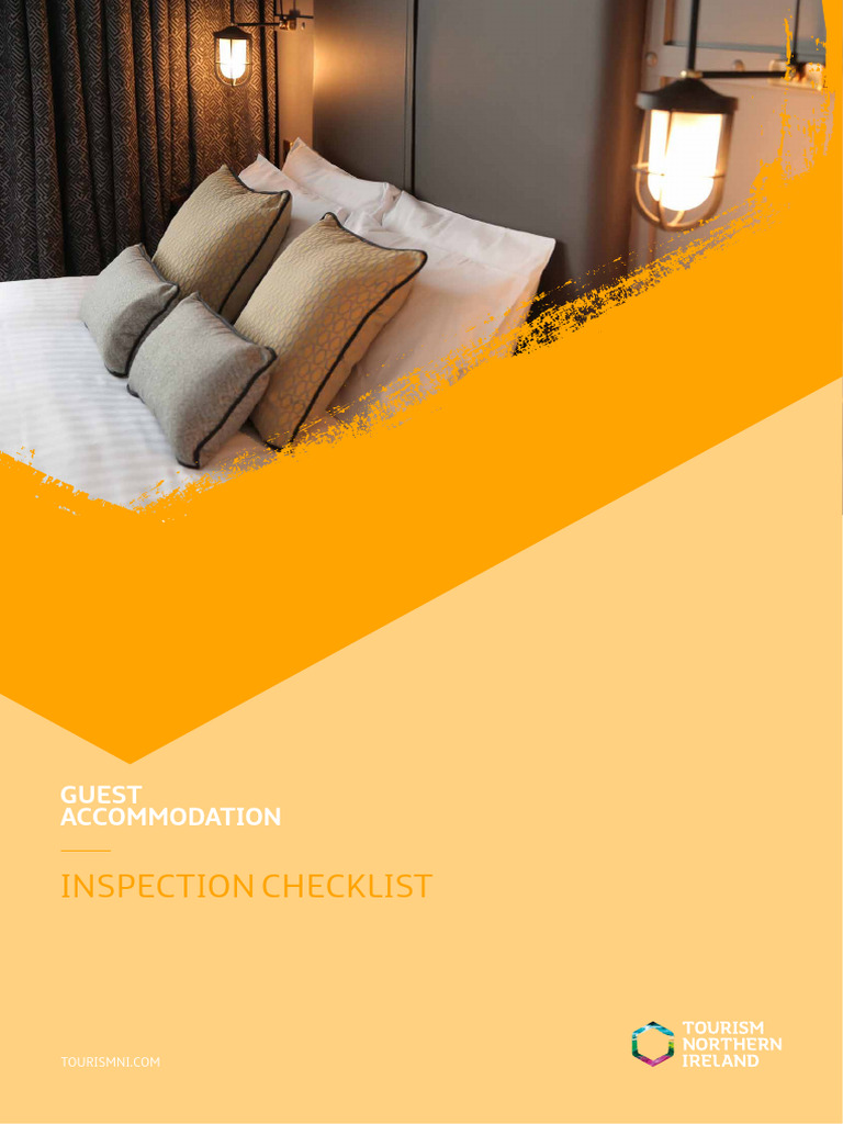 Checklist Guest Accommodation 2023 | PDF | Bathroom | Bedroom