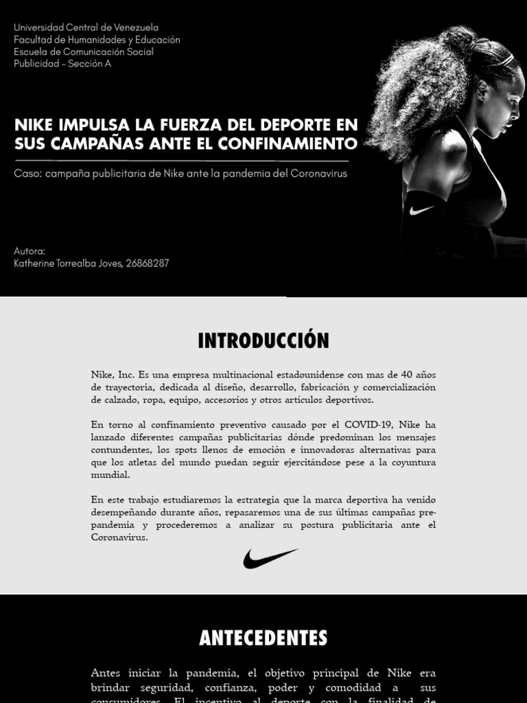 Analisis Comunicacional de Nike | PDF | Nike | Marca