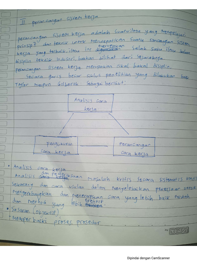 Perancangan Sistem Kerja | PDF