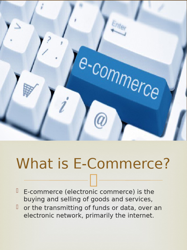 E Commerce | PDF | E Commerce | Online Shopping