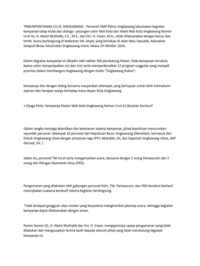 Personel OMP Pelres | PDF | Ilmu Sosial