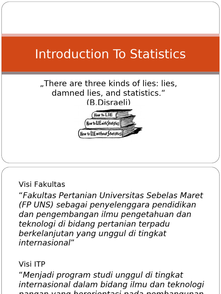 1 Pengantar Statistika | PDF | Sampling (Statistics) | Statistics