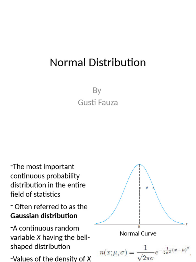 5a Normal Distribution | PDF