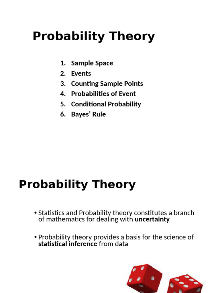 3 Probability-Rev1 | PDF | Probability | Probability Theory