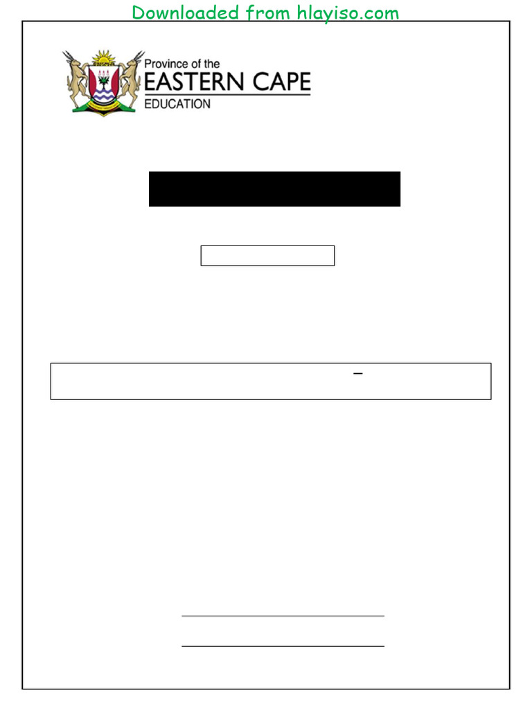 Xhosa HL P1 Memo - Hlayiso - Com | PDF