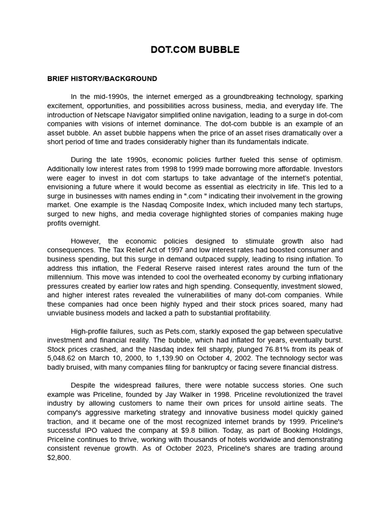 Bubble | PDF | Economic Bubble | Investing