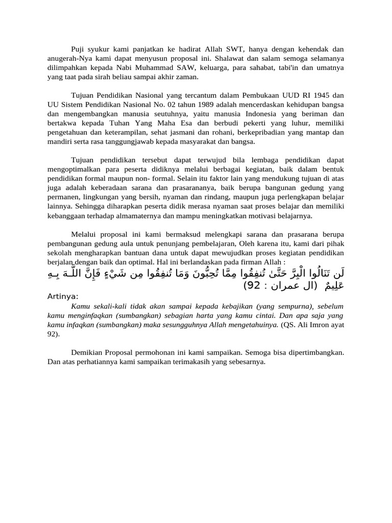 Puji Syukur Kami Panjatkan Ke Hadirat Allah SWT | PDF | Karier & Perkembangan