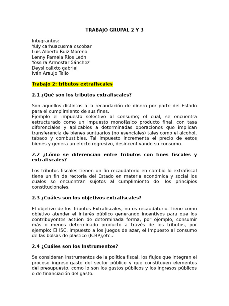 Grupo 4 Ejer 2 y 3 | PDF | Responsabilidad | Impuestos