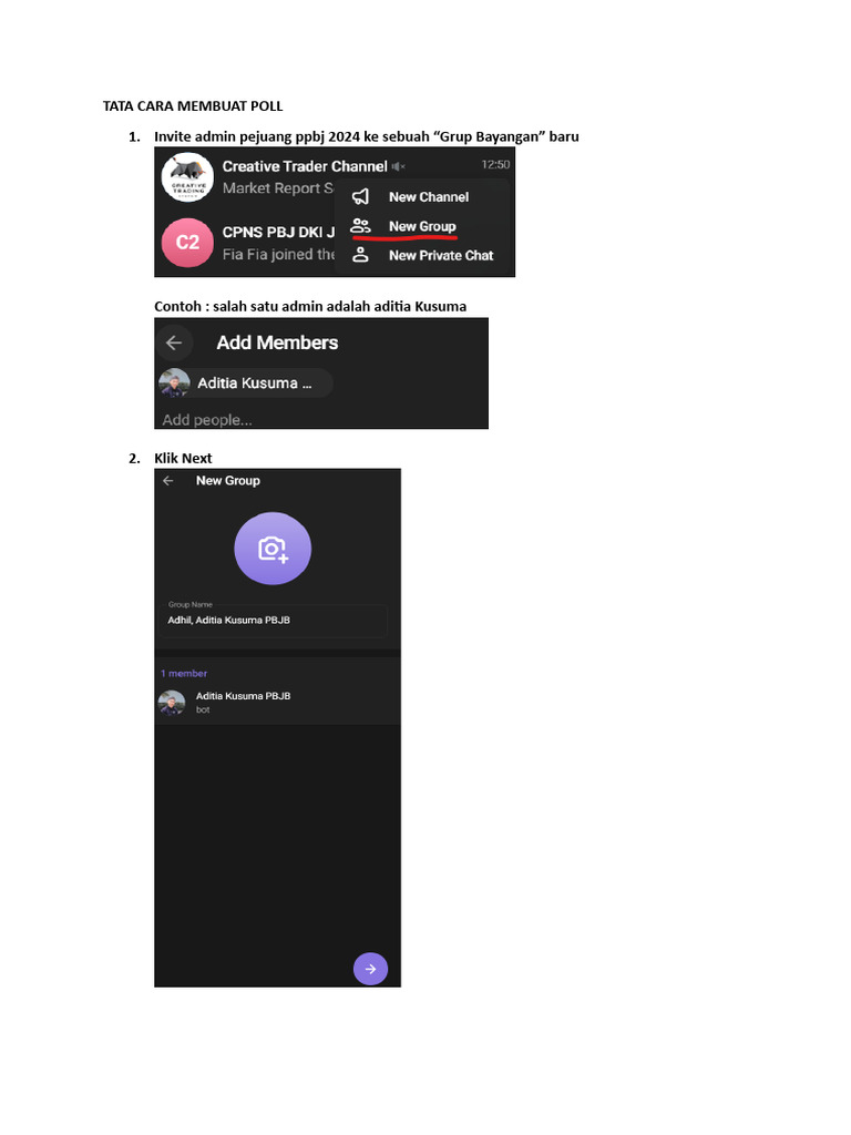 Tata Cara Membuat Poll | PDF | Karier & Perkembangan | Pengembangan Diri