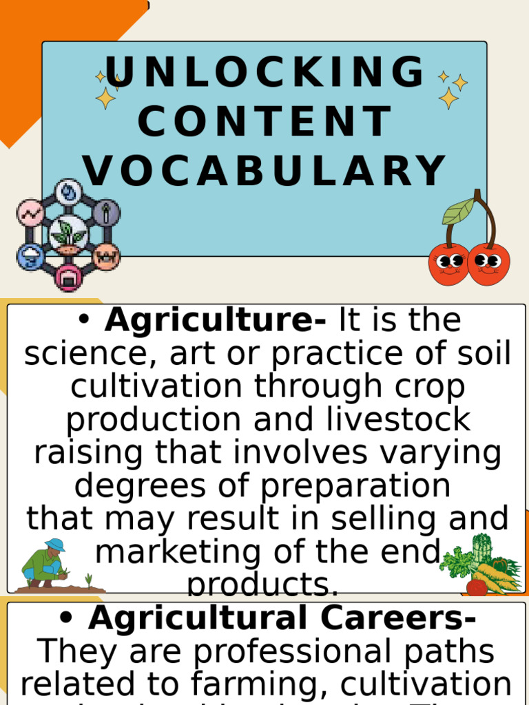 TLE7 Lesson 1 | PDF | Agriculture | Livestock