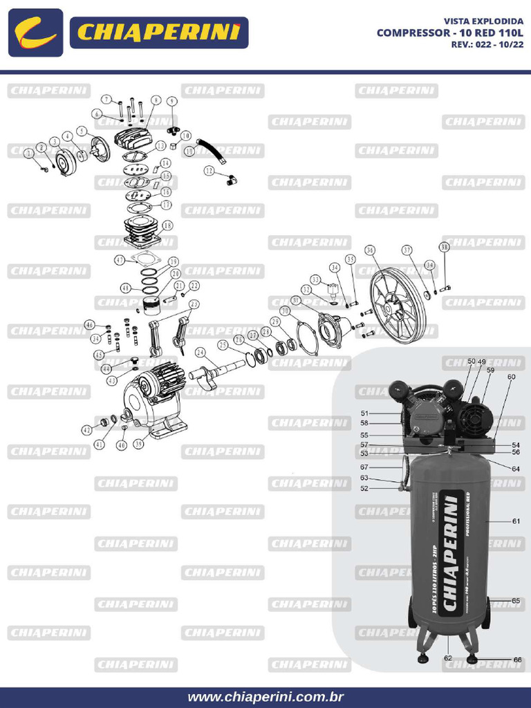 Vista Explodida 10 Red Vertical Chiaperini | PDF