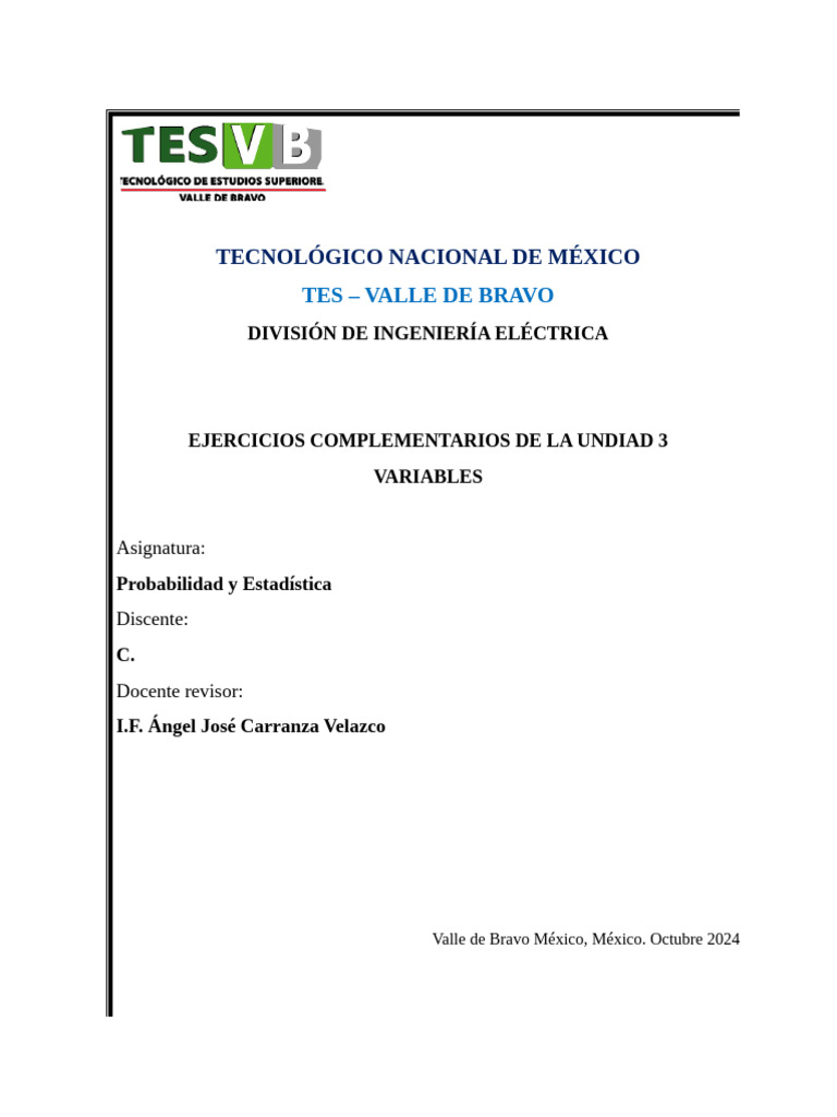 Ejercicios Complementarios UT3 | PDF