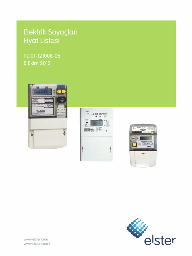 Elster Price List | PDF