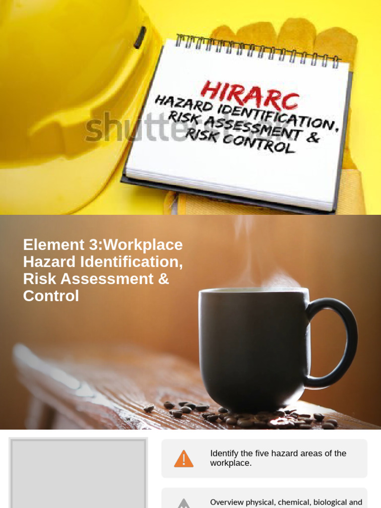 BOSH Unit 1-Element 3-HIRAC BASIC | PDF | Hazards | Risk