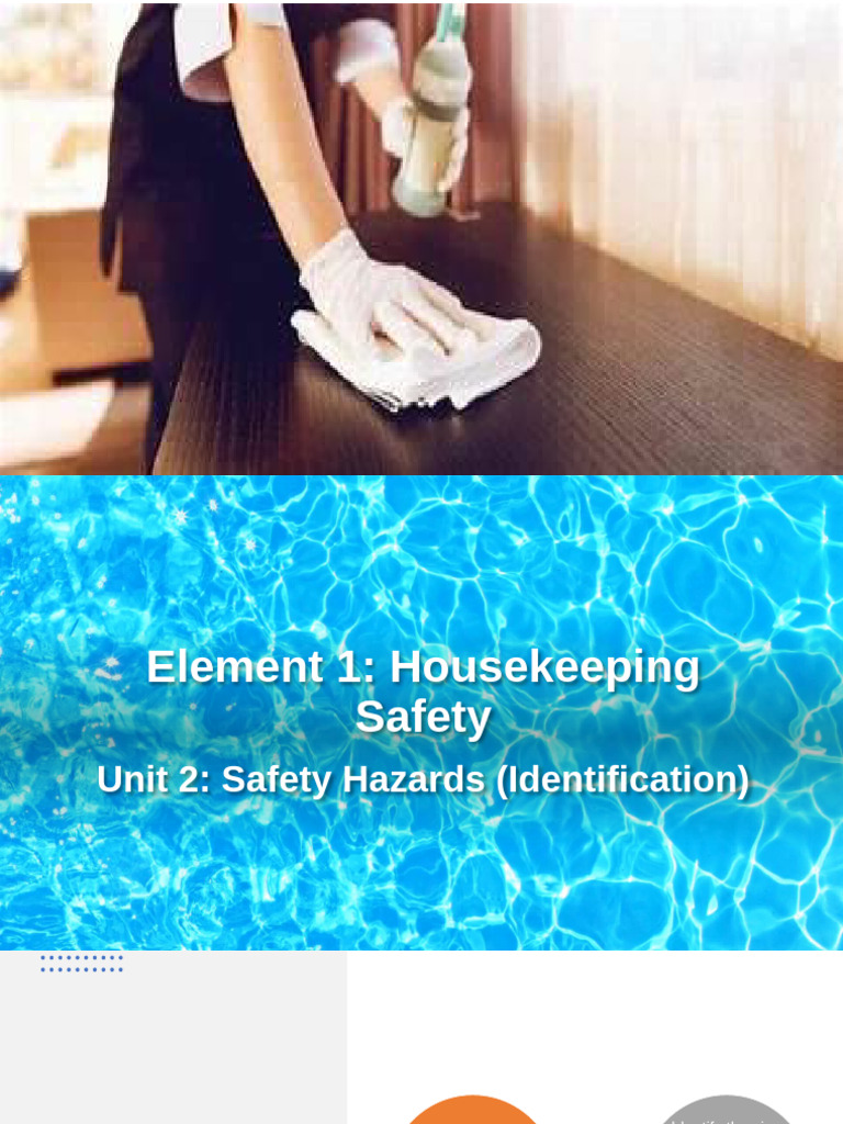 BOSH Unit 2-Element 1.1-Poor Houskeeping Hazards | PDF | Housekeeping ...