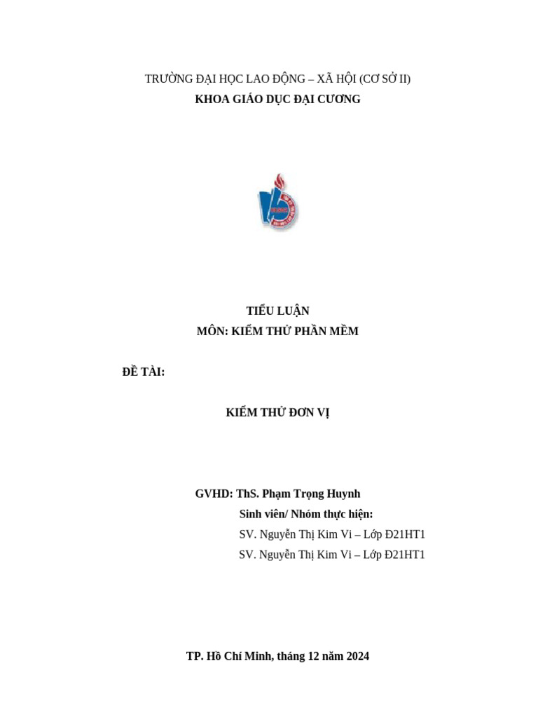 Unit Test | PDF