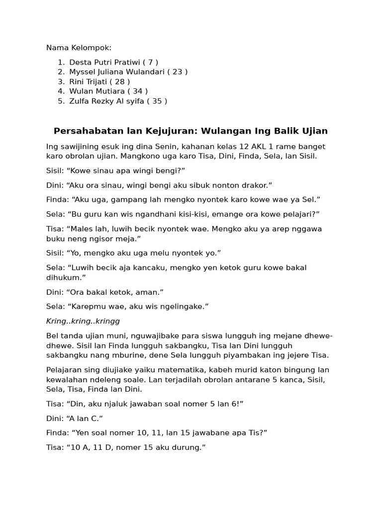 Ngoko Alus | PDF