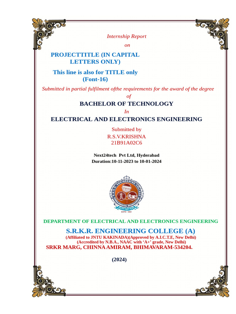Krishna Report | PDF | Machine Learning | Statistical Classification