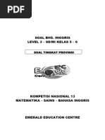 IKLC Pre Ecolier Level Past Paper | PDF