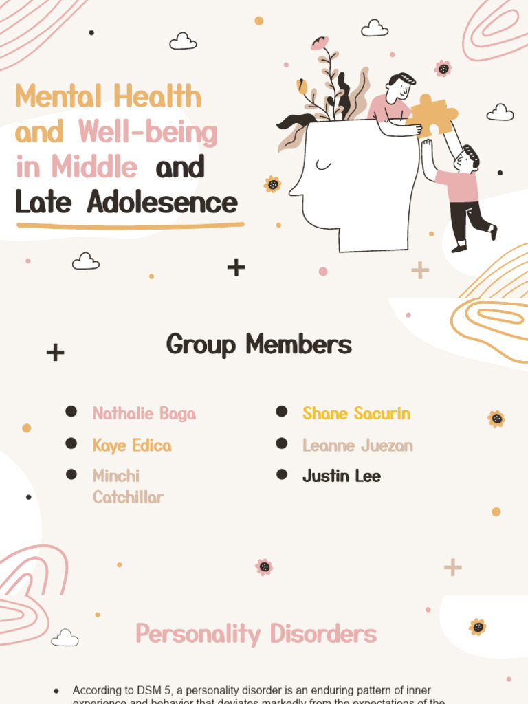 Per Dev Group 2 | PDF | Personality Disorder | Psychosis