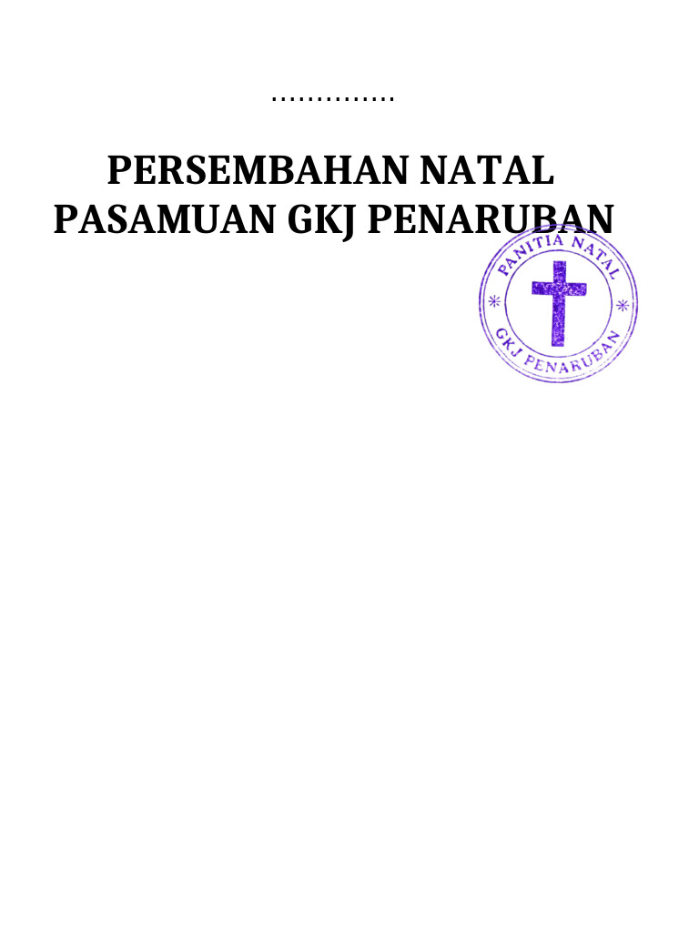 Persembahan Natal | PDF