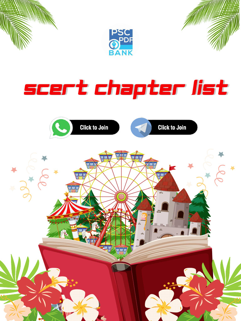 SCERT Chapter List Updated | PDF