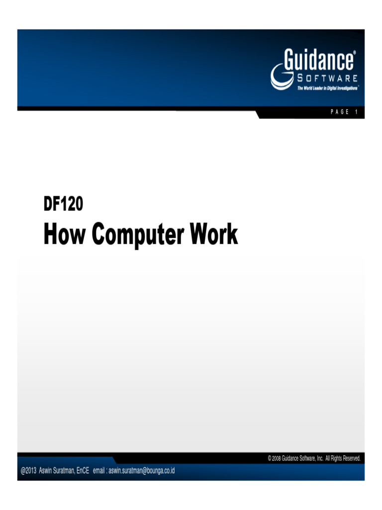 How Computer Work-V8 | PDF | Byte | Booting