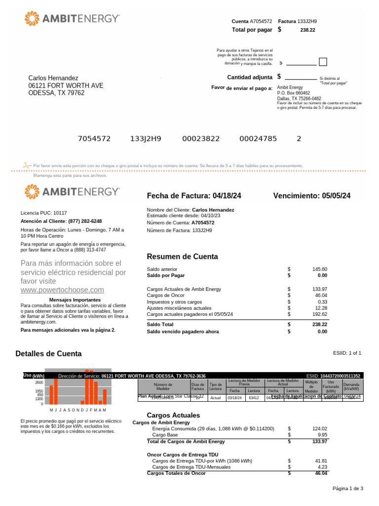 Ambit Bill | PDF