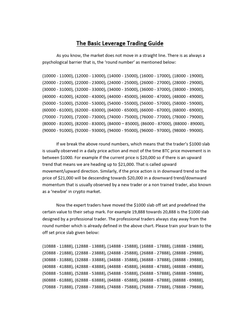 Leverage Trading Basics and Strategies | PDF