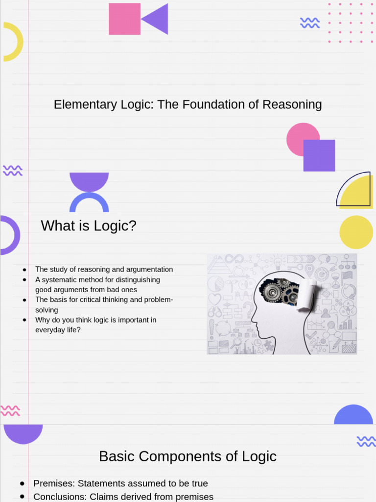 Elementary Logic | PDF | Logic | Argument