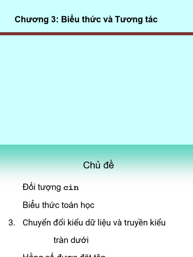 Chapter 3-Expressions and Interactivity (VN) | PDF