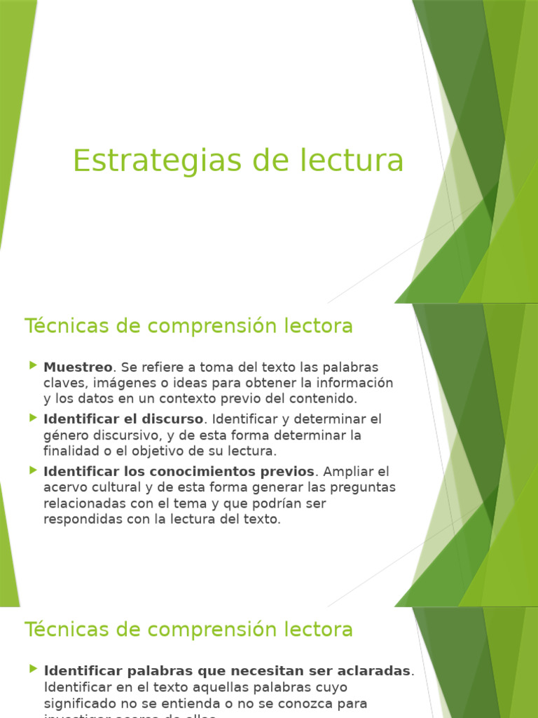 Estrategias de Lectura | PDF | Artes del Lenguaje y Comunicación